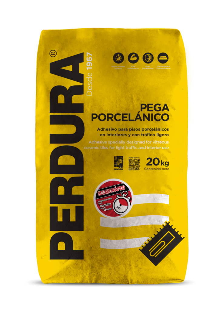Perdura Porcelanato Gris 20Kg - Materiales Jalisco