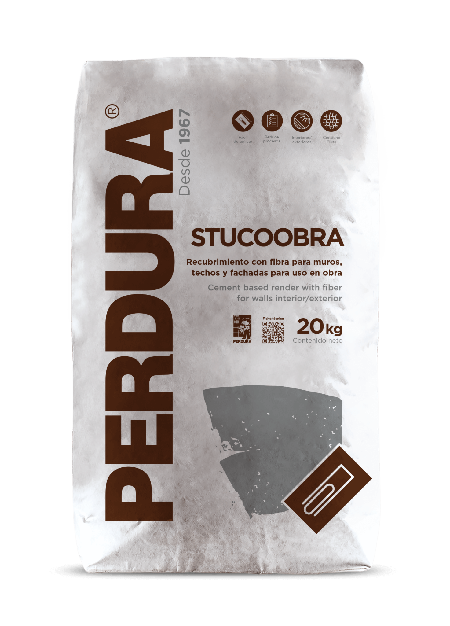 Stucoobra Perdura 20 Kg - Materiales Jalisco