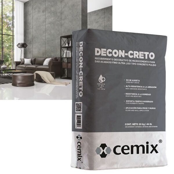 Decon-Creto Saco 20Kg - Materiales Jalisco